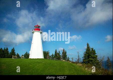 The lighthouse at Cape George, Nova Scotia. Canada Stock Photo - Alamy