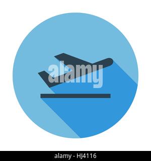 Arrival and departure signs and symbols in different languages at the ...