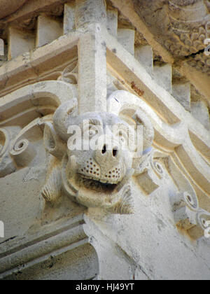 Korcula ancient artwork and craftmanship details,St.Mary,Jesus,St.Roch ...