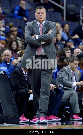 Creighton head coach Greg McDermott motions to his team during the ...