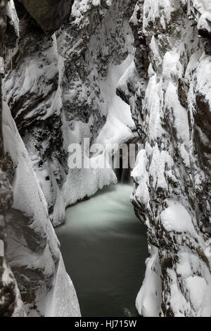 Ice waterfall in the Breitachklamm gorge/Oberstdorf Stock Photo - Alamy