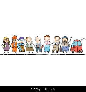 set workers profession Stock Vector Image & Art - Alamy