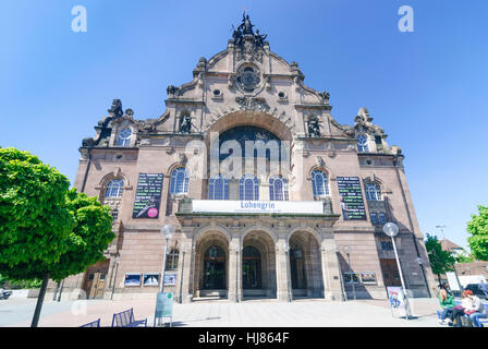 Germany, Bavaria, Franconia, Nuremberg, opera-house Europe, outside ...