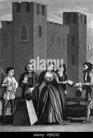 Execution of Lady Jane Grey death warrant beheaded executioner Murder ...