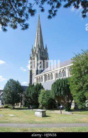 St. Martins Church, Dorking, Surrey Hills, Surrey, England Stock Photo ...