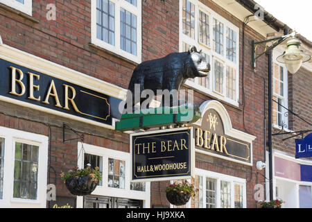 The Bear Pub Horsham West Sussex England Stock Photo - Alamy