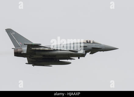 Typhoon fighter jet test pilot Keith Hartley, chief test pilot for BAE ...