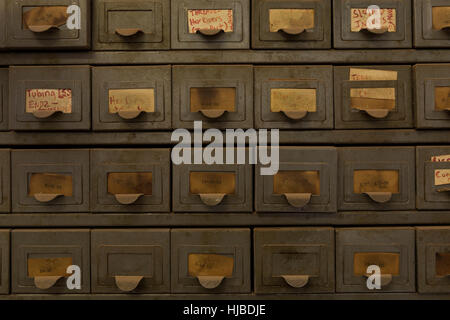 Organized storage drawers with labeled compartments showcasing various ...