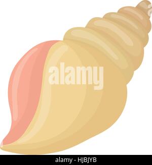 Shell cartoon isolated Stock Vector Art & Illustration, Vector Image ...