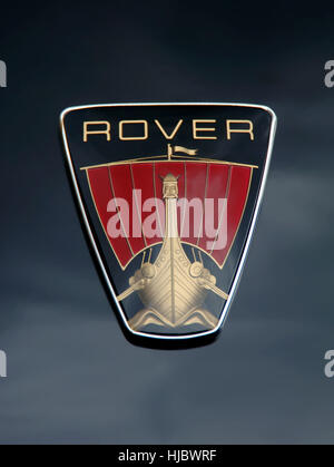 Rover car Viking ship bonnet badge on a P6 (2000, 220, 3500 V8) classic ...
