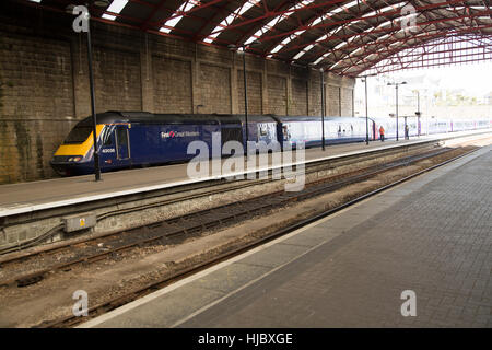 Interior of the First Great Western Cornish night Riviera sleeper ...