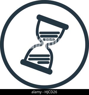 Have an idea vintage hourglass isolated on the mascot Stock Vector ...