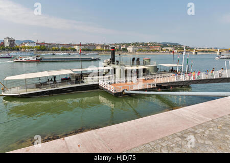 SMS Leitha [the Lajta Monitor Museumship], the first river monitor ...