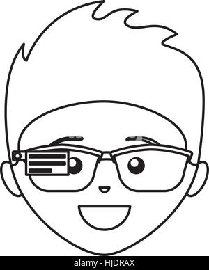 smartglass gadget isolated icon vector illustration design Stock Vector ...