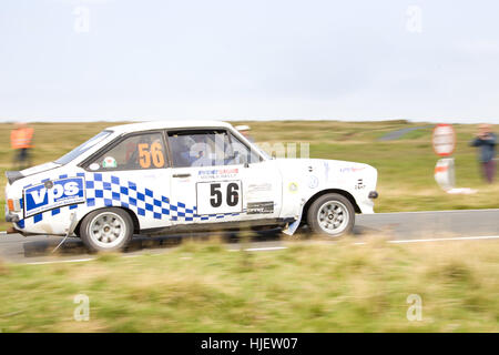 Mewla Historic Rally Event at Epynt Stock Photo - Alamy