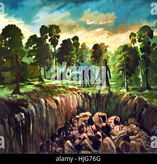 Pol Pot. Portrait of the Cambodian dictator Pol Pot (born Saloth Sâr ...