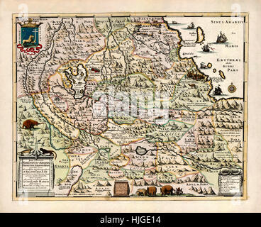 Ethiopia old map Stock Photo - Alamy