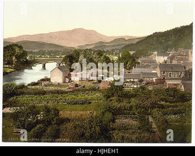 Bridge and Ben Ledi, Callander, Scotland Stock Photo - Alamy