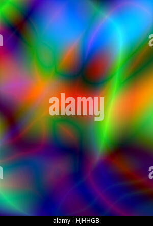play of colours, coloured, neon, abstract, structures, colour, shapes ...