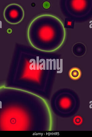 play of colours, coloured, neon, abstract, structures, colour ...