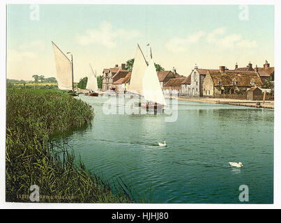 The village, Horning Village, England Stock Photo - Alamy
