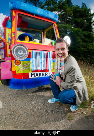 Kids TV character Mister Maker, played by Phil Gallagher, who showed ...