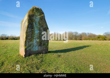 The Millennium stone, Ibstone Common, Ibstone, Buckinghamshire, England ...