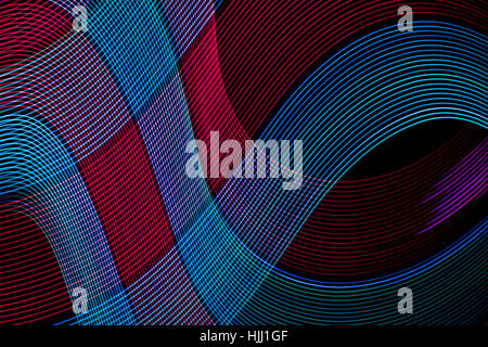 blur curve neon light lines abstract background Stock Photo - Alamy