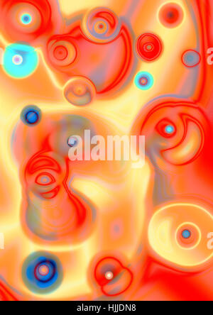 play of colours, coloured, neon, circle, abstract, structures, colour ...