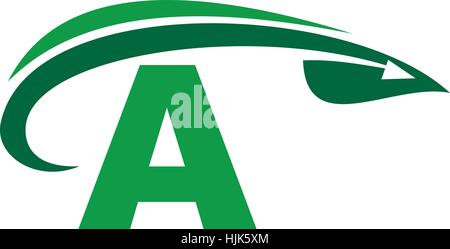 Swoosh Leaf Initial T Stock Vector Image & Art - Alamy