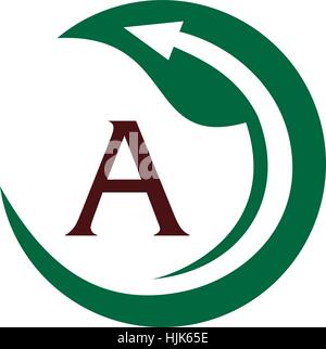 Swoosh Leaf Initial T Stock Vector Image & Art - Alamy