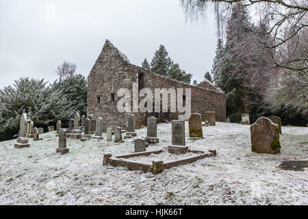 St Bride's Kirk ruin in the grounds of Blair Castle, Perthshire ...