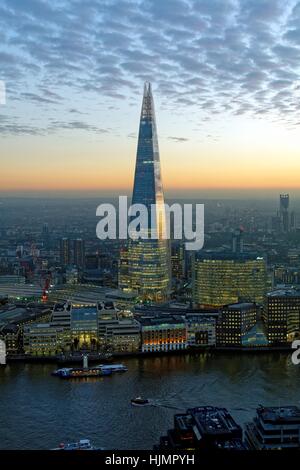 The Shard at Dusk Stock Photo - Alamy
