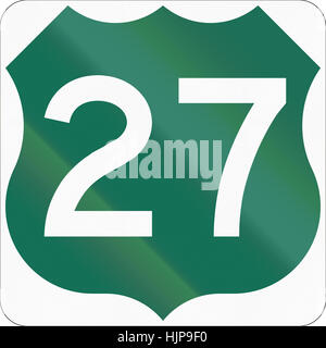 Colored Highway Route shield variant used in the US Stock Photo - Alamy