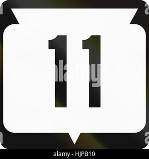 Wisconsin Highway Route shield used in the US Stock Photo - Alamy