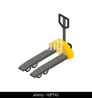 Container stacker icon. Isometric of container stacker vector icon for ...