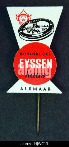 Advertising pin for Eyssen Kaas, a promotional collectible related to ...