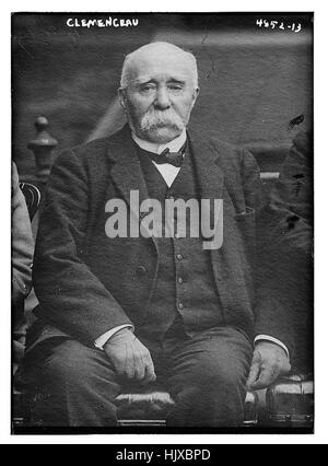 A photograph or portrait of Clemenceau, a French political figure known ...