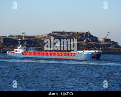 The Frisian Ino is a modern cargo vessel built in 2012, identified by ...