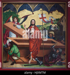 A German painting from circa 1480-1500 depicting the allegory of the ...