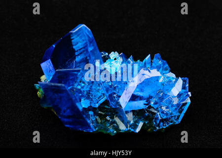 blue, closeup, copper, chemistry, cobalt, sulphate, crystallization ...