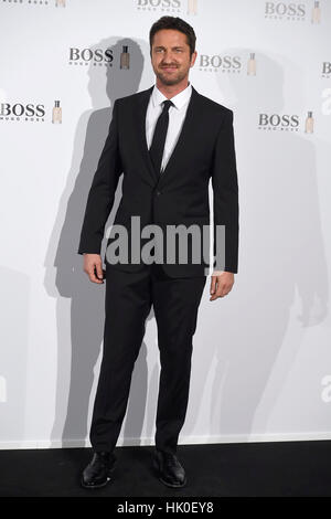 Actor Gerard Butler during a party of firm Hugo Boss in Madrid, on ...