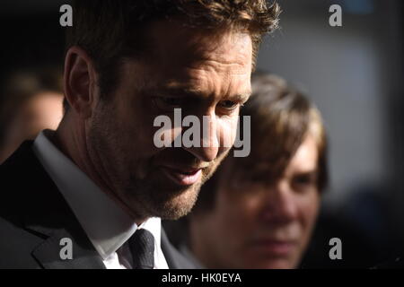 Actor Gerard Butler during a party of firm Hugo Boss in Madrid, on ...