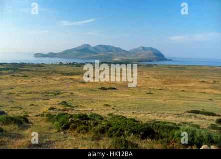 Sardinia island (Italy) military range of Capo Teulada Stock Photo - Alamy