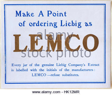 Lemco original beef extract advert, advertising in Country Life ...
