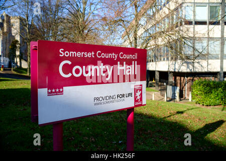 County Hall, Taunton, Somerset Stock Photo - Alamy
