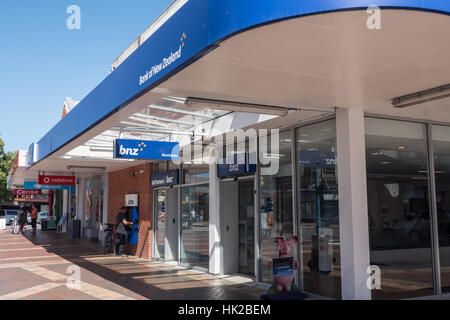 BNZ, Bank of New Zealand building in Akaroa, South Island, New Zealand ...