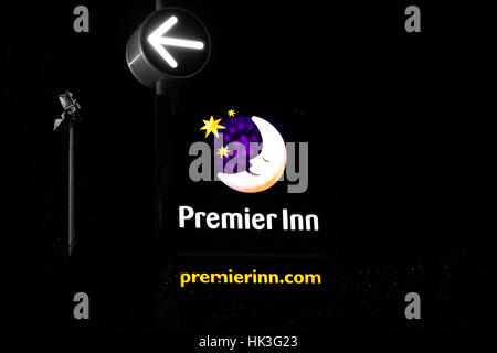 Premier Inn, Fraddon, Cornwall Stock Photo - Alamy