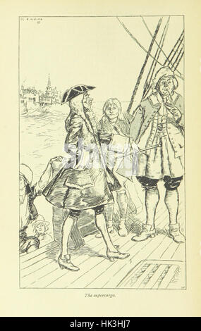 An image from 'The Phantom Ship', illustrated by H.R. Millar, featuring ...