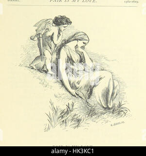 The image shows a page from 'Favourite English Poems and Poets,' a ...